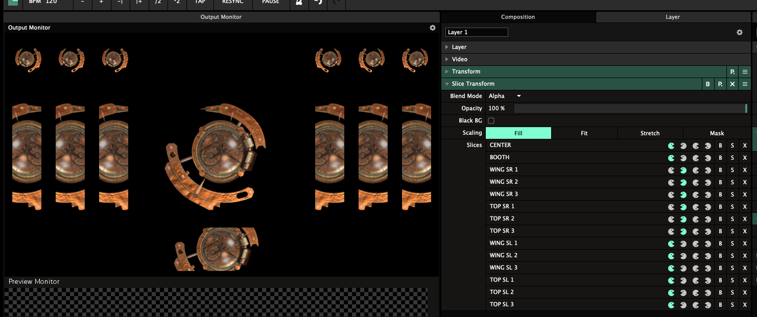 Transform - Resolume