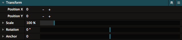 Transform - Resolume