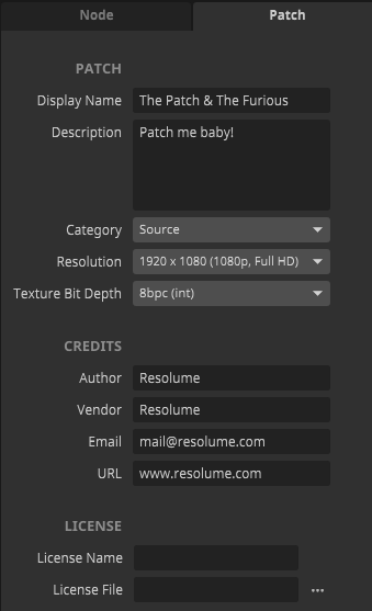 User Interface - Resolume