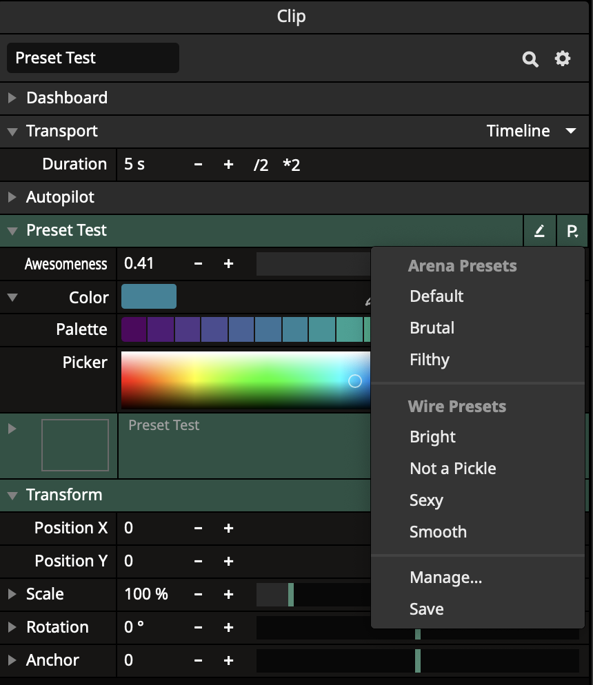 User Interface - Resolume